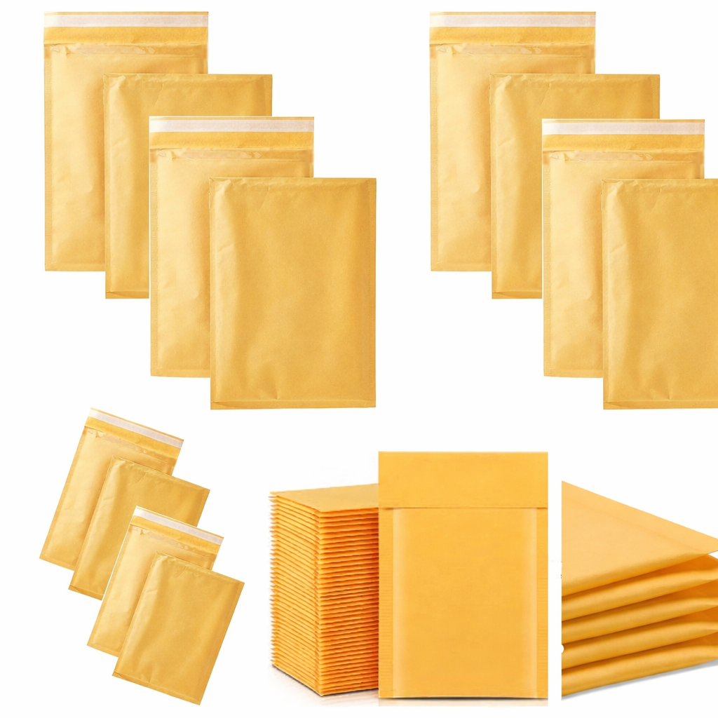 Gold Padded Envelopes – Packeroo Packaging Company